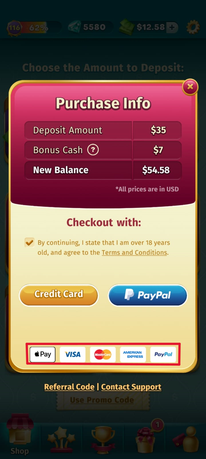 Why my deposit failed? – Game Story